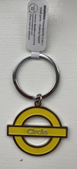 LONDON UNDERGROUND - Tube - Collectable Circle Line Keyring - New With ...