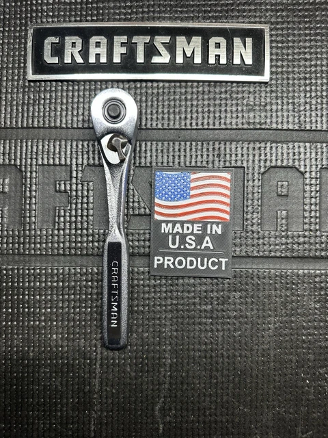 NOS 🔥 SEARS Craftsman USA 🇺🇸 3/8” Ratchet. Model 44811 With Sticker ...