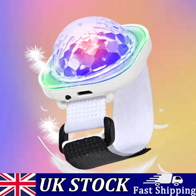 Mini Bracelet Disco Lights Sound Control 400mah Led Stage Light For