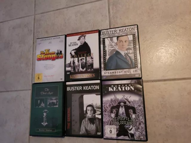 B.KEATON , THREE Stooges, Pat+Patachon, Marx Brothers - Auswahl - DVD ... B.KEATON , THREE Stooges, Pat+Patachon, Marx Brothers - Auswahl - DVD ...
