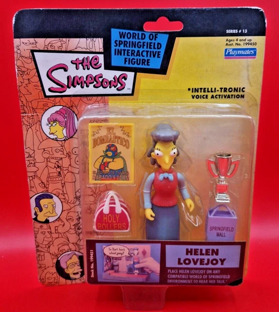 FIGURA INTERACTIVA DE Helen Lovejoy en el mundo de Springfield de Los ...