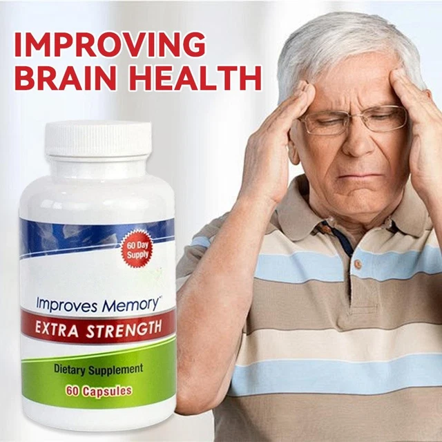 60PCS BRAIN HEALTH Capsules Improves Memory-~ £7.28 - PicClick UK