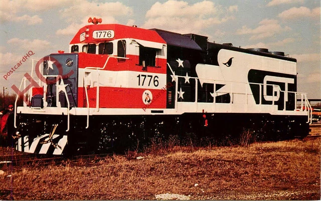 PICTURE POSTCARD> BICENTENNIAL LOCOMOTIVE, GRAND TRUNK WESTERN RAILROAD ...