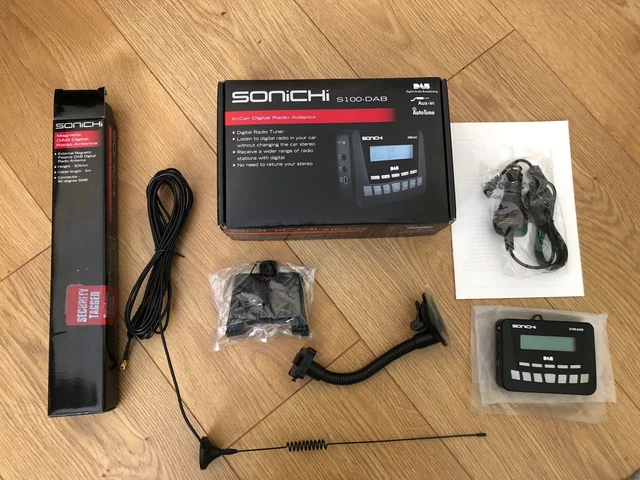 SONICHI S100-DAB CAR Digital Radio Transmitter With Magnetic Aerial £23 ...