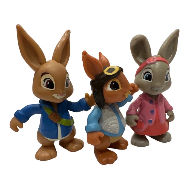 PETER RABBIT POSABLE Figures X 3 CBeebies Toys Benjamin £15.00 ...