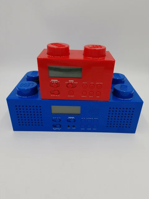 LEGO PORTABLE CD Player AM/FM Clock Radio Boombox Plus LEGO Clock Radio ...