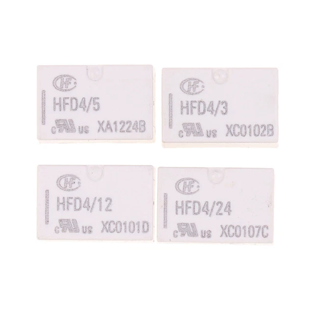 1PC SMALL SIGNAL Relay Hfd4/3V, 5V, 12V, 24V S SR 2A 8-Pin Direct ...