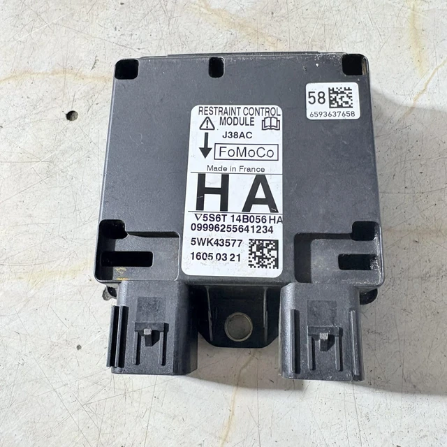 FORD FIESTA ST Mk6 Restraint Control Module Ecu (5Wk43577) 2.0 Petrol ...