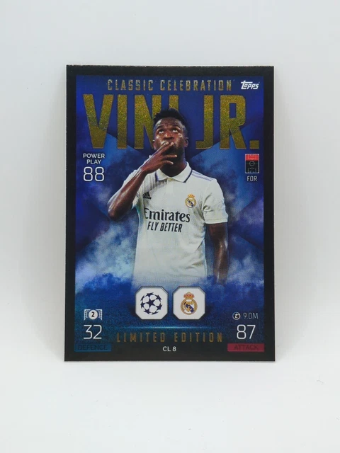VINI JR - LIMITED EDITION - CLASSIC CELEBRATION - Match Attax Extra ...