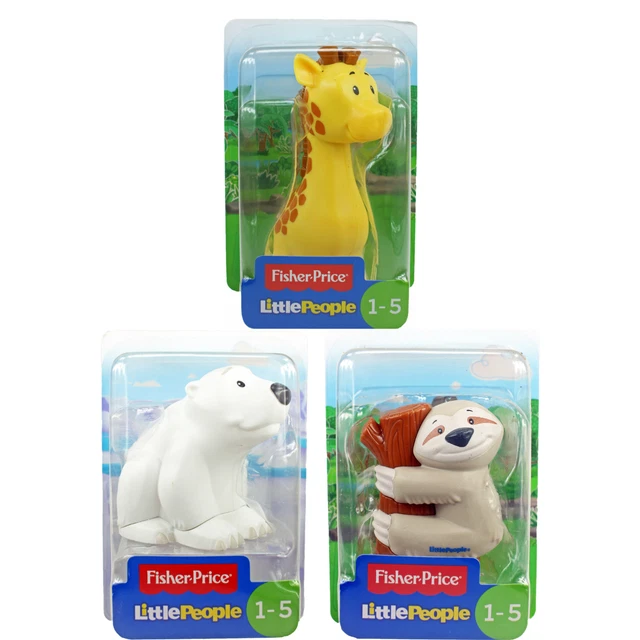 FISHER PRICE LITTLE People Play Figure Zoo Animals - £11.95 - PicClick UK