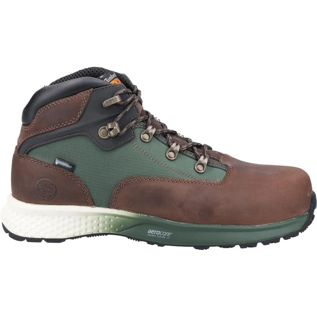 TIMBERLAND PRO EURO Hiker Composite Safety Boot Brown/Green £67.86 ...