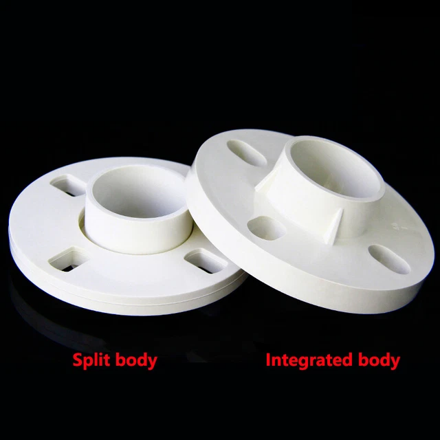 PVC WATER SUPPLY Pipe Wall Mount Floor Flange Fittings ID 20-200mm ...