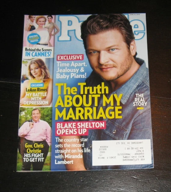 PEOPLE MAGAZINE BLAKE Shelton LeANN RIMES David Karp AARON PAUL James ...