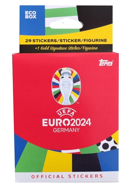 TOPPS UEFA EURO 2024 Sticker (SWISS VERSION) - 2x Eco Box £11.04 ...