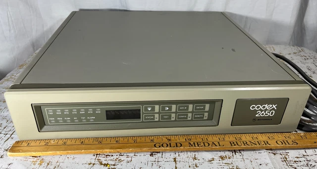 RETRO MOTOROLA CODEX 2650 Data Modem Audiophile Electronic VTG $112.50 ...