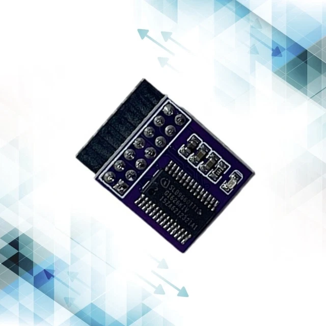 TPM MODULE 14 Pin LPC Encryption Security Module Remote Card TPM 2.0 Module $25.99 - PicClick AU