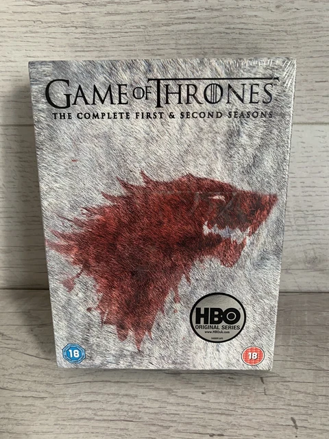 Game Of Thrones Complete First And Second Seasons Dvd 2013 Brand New