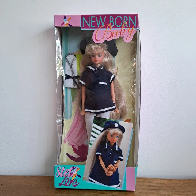 SIMBA STEFFI LOVE New Born Baby Pregnant Steffi Doll Vintage £70.00 ...