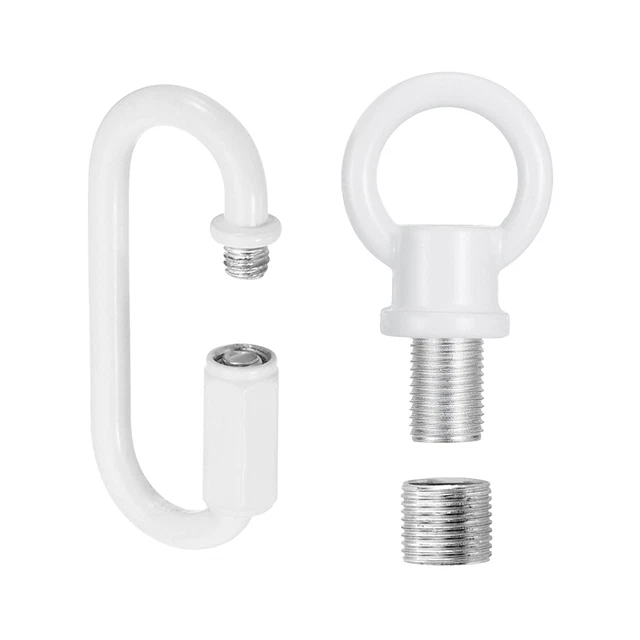 1 PACK M10 Lifting Eye Nut Kit, Bolt Screw Ring, 44 lbs White £6.80 ...