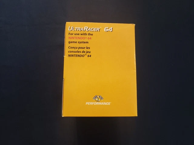 ULTRA RACER 64 (Performance) Racing Wheel Controller for Nintendo 64 ...