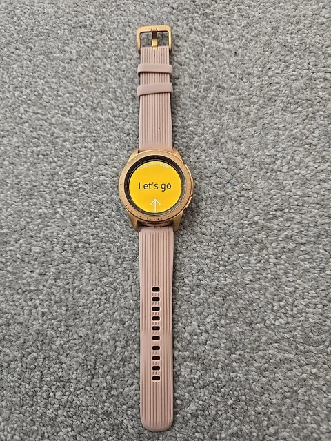 SAMSUNG GALAXY WATCH SM-R815F 42mm Rose Gold RefJ9 £20.00 - PicClick UK