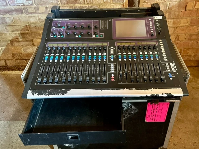 ALLEN & HEATH GLD-80 with AR2412 and wheeled flight case with removable ...