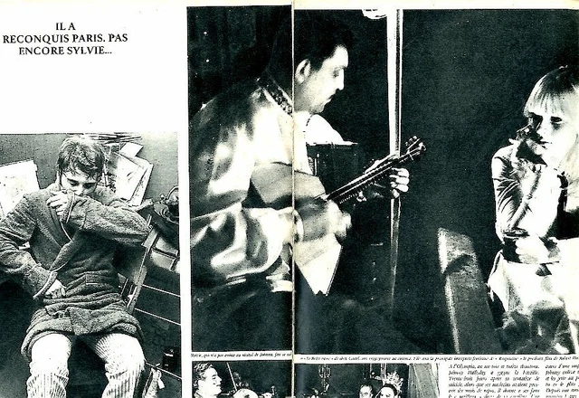 COUPURE DE PRESSE Clipping 1966 Johnny Hallyday Sylvie Vartan (2 pages ...