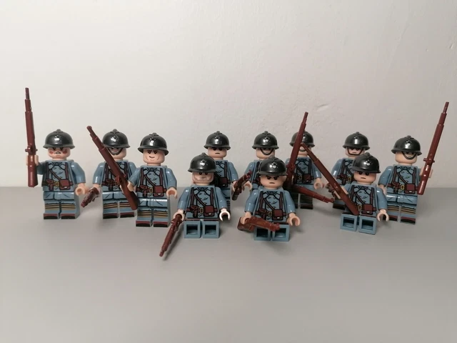 LEGO WW1 FRENCH soldier minifigure lot EUR 45,00 - PicClick FR