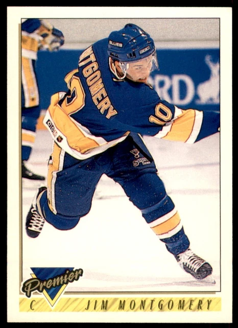 1993-94 O-PEE-CHEE PREMIER Jim Montgomery RC St. Louis Blues #488 EUR 1 ...