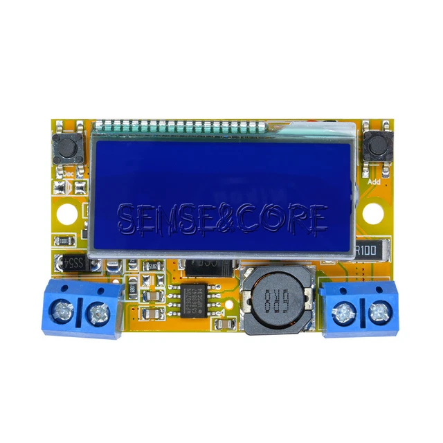 DC-DC LCD DISPLAY Buck Adjustable 3A Step Down Pulse Power Supply ...