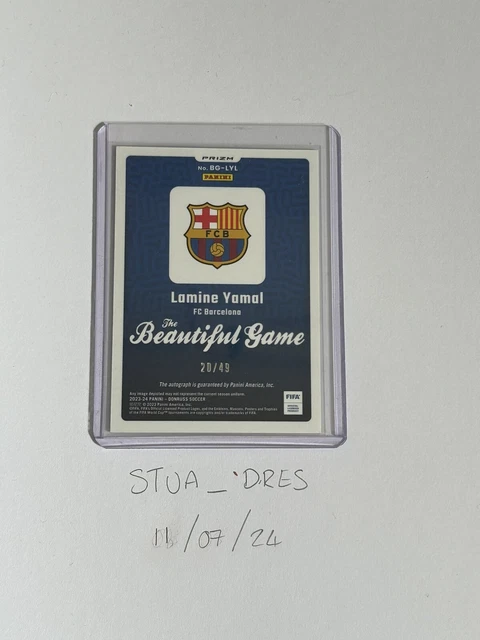 LAMINE YAMAL AUTO, Euro 2024 Champion, #20/49 $1,065.35 - PicClick AU LAMINE YAMAL AUTO, Euro 2024 Champion, #20/49 $1,065.35 - PicClick AU