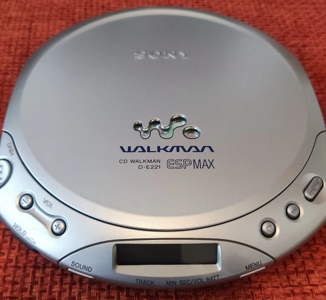 SONY DISCMAN D-E221 CD Walkman Lettore CD personale argento EUR 177,40 ...
