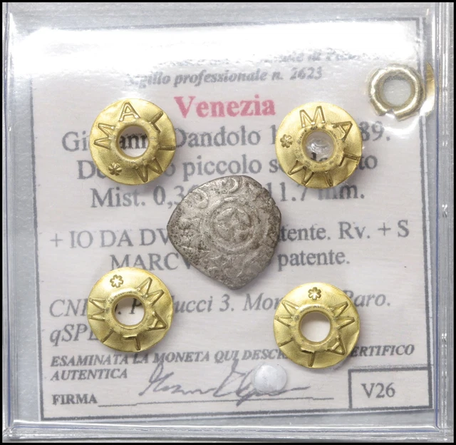REPUBLIC OF VENICE Giovanni Dandolo Denaro 1280-1289 Medieval Coins £78 ...