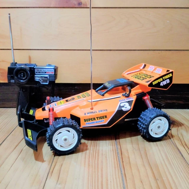 NIKKO RODIO CONTROL Car 1/16 Frame Buggy Super Tiger 4WD W/BOX F/S ...