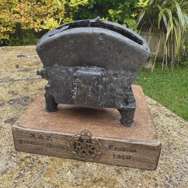 WW2 RAF FIGHTER Throttle Box From Crash Dug /Unknown Type Possibly ...