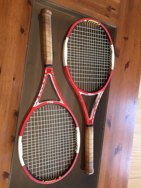 ZWEI WILSON RF Pro Staff Six One NCode 90 BLX Tennisschläger Racket L3 ...