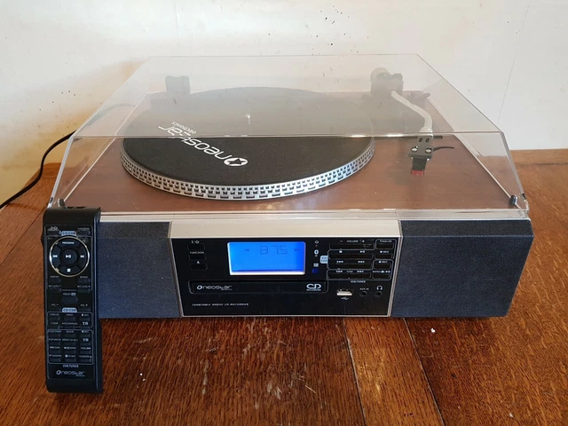 NEOSTAR TCDR-30C TURNTABLE,CD Recorder Tape, Radio, MP3 USB Bluetooth ...