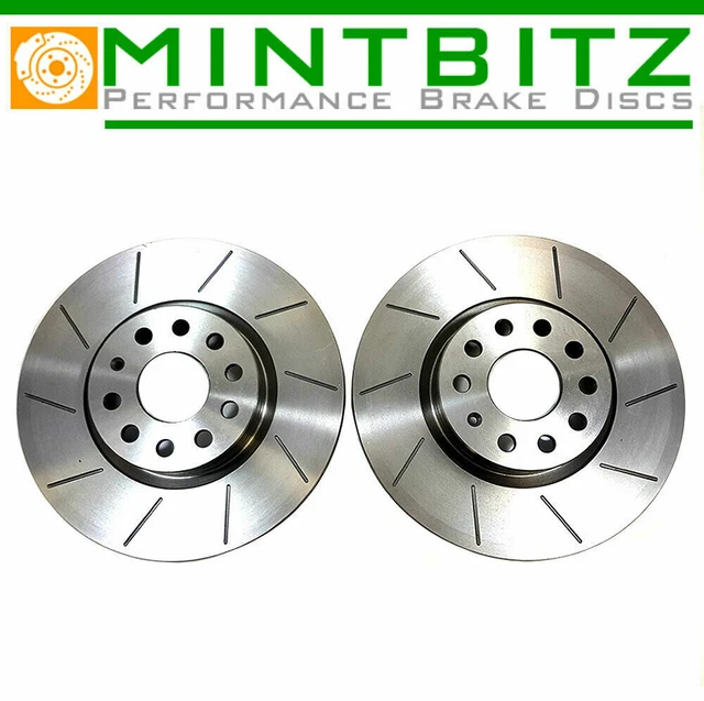 FORD ESCORT RS TURBO 86-91 Compatible GROOVED PERFORMANCE BRAKE DISCS ...