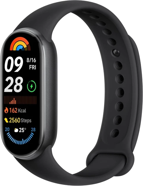 XIAOMI MI SMART Band 9, Smartwatch, Midnight Black Schwarz Fitnessuhr ...