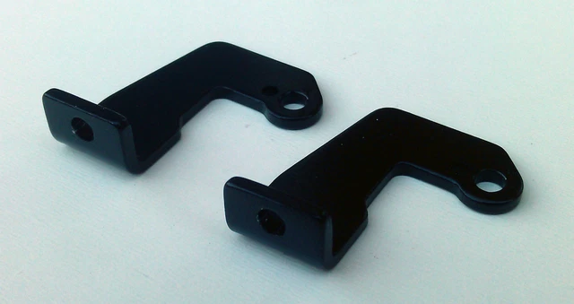 MB ALUMINUM ANTI-ROTATIONAL Brackets (Black) (2PCS) for Tamiya ...