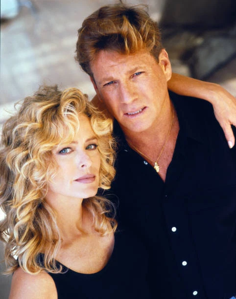 FARRAH FAWCETT RYAN O'Neal in Good Sports 1991 Television Old Photo EUR ...