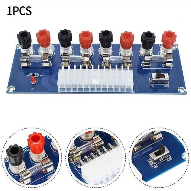 ATX POWER BOARD Breakout Board Computer -12V +12V 5V 3.3V Terminal 24 ...