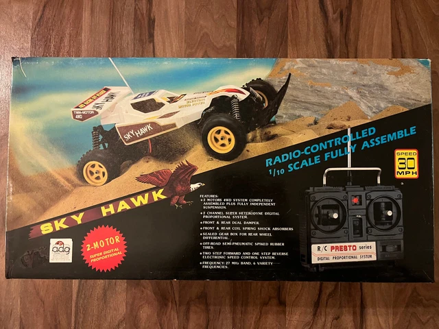 PRESTO SKY HAWK 4WD 2 MOTOR Buggy 1:10 Vintage Rare (Nikko Dictator ...