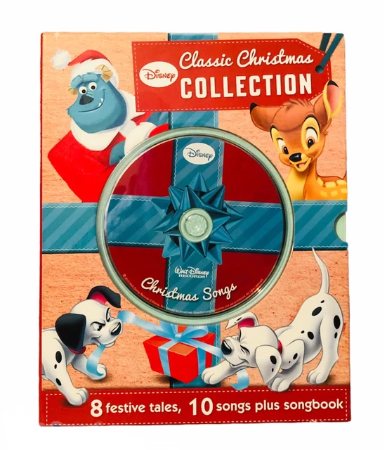 DISNEY CLASSIC CHRISTMAS Collection Songs & Story Books Box Set CD Sing ...