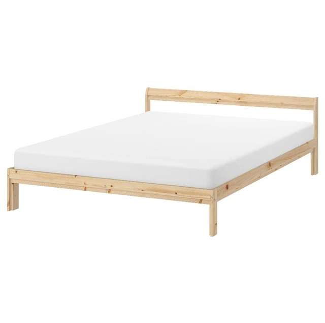 IKEA NEIDEN BED Frame, Standard Double, Pine £57.90 - PicClick UK