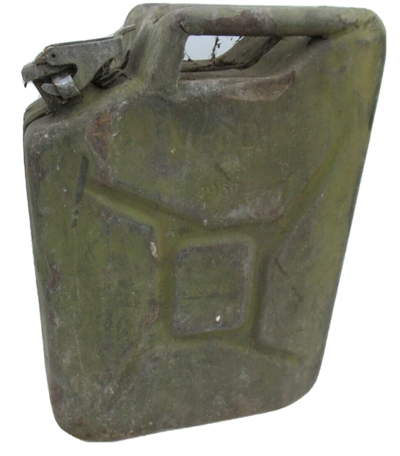 EX BRITISH ARMY MOD 20L 4 Gallon Jerry Can 1967 - Fuel Petrol Diesel ...