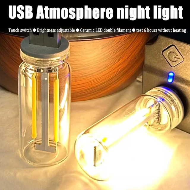 RETRO CAR LAMPS, USB LED Car Interior Atmosphere Lights, Plug-in USB ...