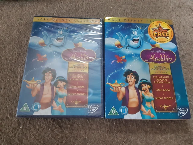 DISNEY ALADDIN [DVD] New Sealed UK Region 2 - With Sleeve £3.90 ...