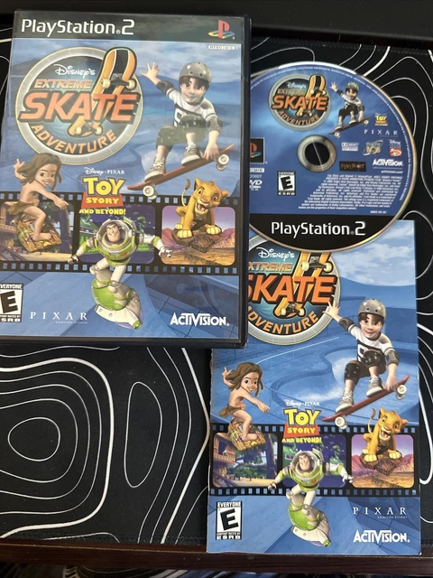DISNEY EXTREME SKATE Adventure PlayStation 2 PS2 Complete in Box with ...