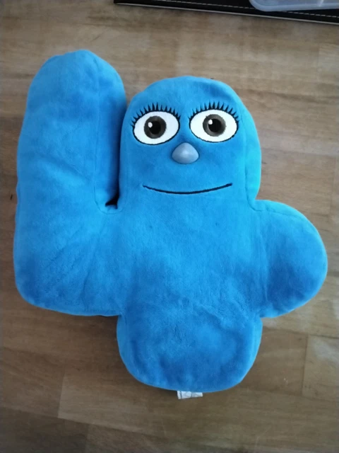 CBEEBIES GENUINE NUMBER Jacks Numberjacks Four 4 Soft Plush Toy Blue 6 ...